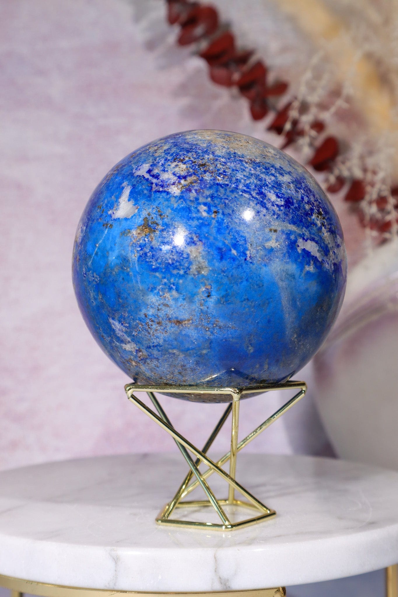 Lapis Lazuli Sphere 8.3cm | Tali and Loz, Crystals and Minerals – Tali ...