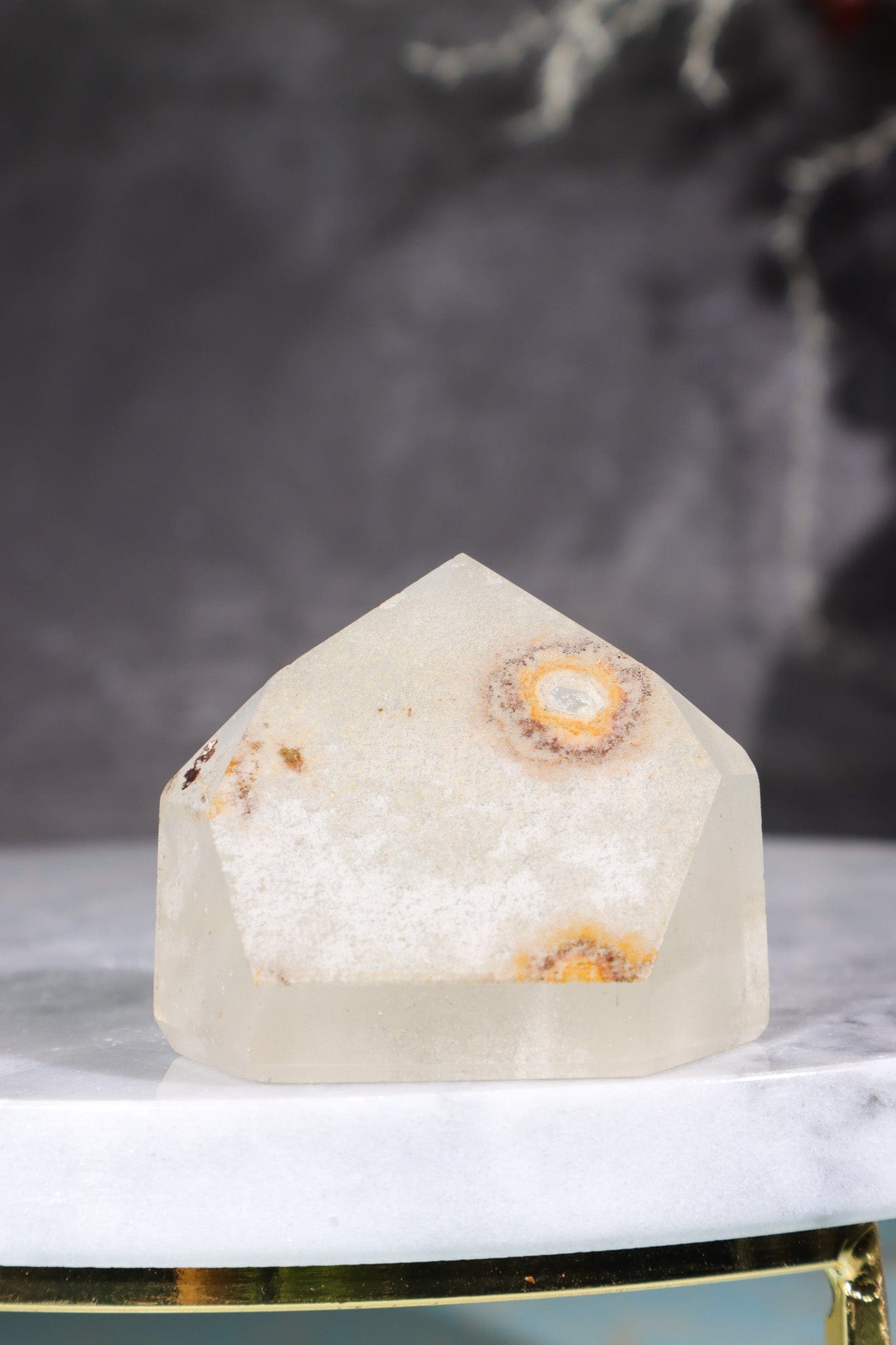 Quartz Point with Phantom Layers 3.7cm – Tali & Loz Crystals